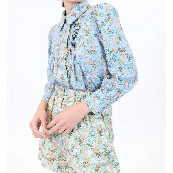 HUNTER BELL | Tops | New Hunter Bell James Top In Ditsy Floral | Poshmark